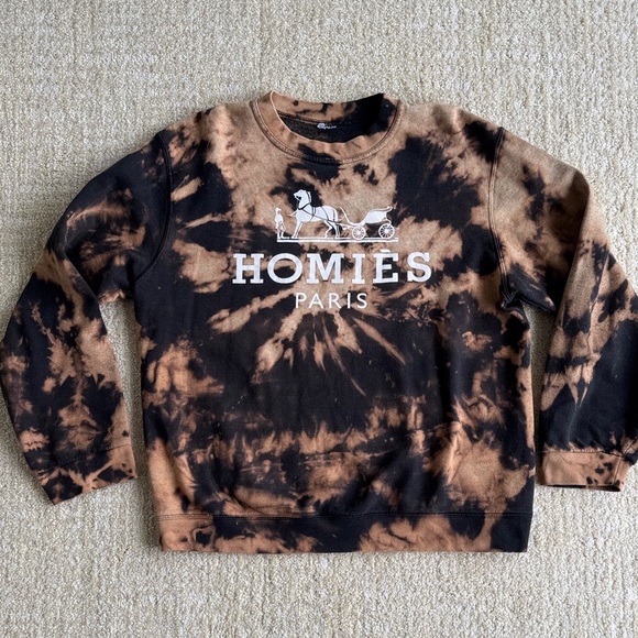 Tops | Homies Paris Tiedye Sweatshirt | Poshmark